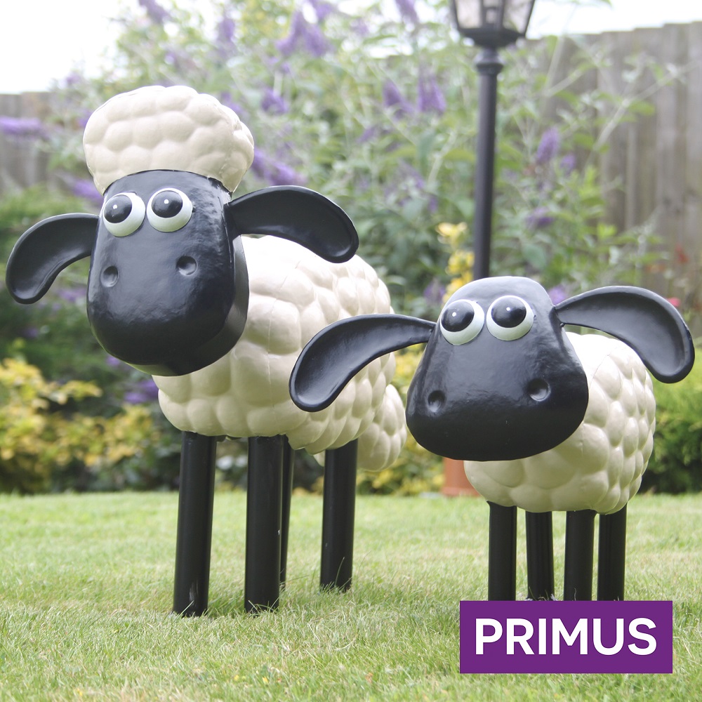 Shaun The Sheep Metal Sculpture Garden Ornament